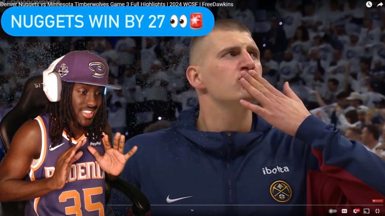 As A Suns Fan.. NUGGETS ANSWERED!! Nuggets At Wolves Game 3 WCSF ...