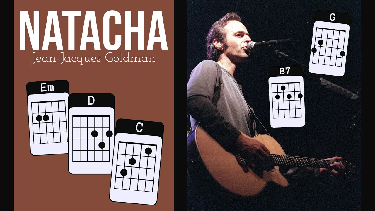 Natacha - Jean-Jacques Goldman - Cover Guitare avec accords - YouTube