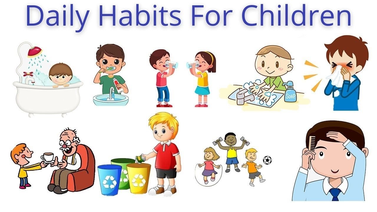 Daily Habits For Children | Healthy & Good Habits for Baby | What ...