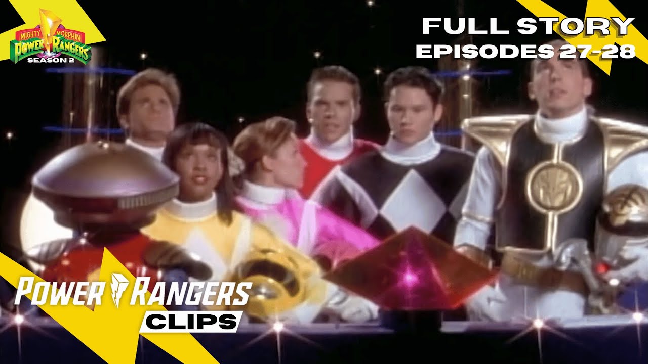 The Power Transfer Full Story | MMPR | S2E27-E28 | @PowerRangersClips ...