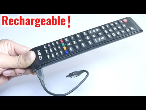 How to Make Rechargeable TV Remote - YouTube