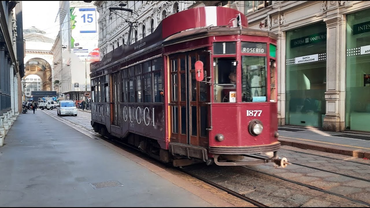 Onboard a 97 year old tram in Milan (4K) - YouTube