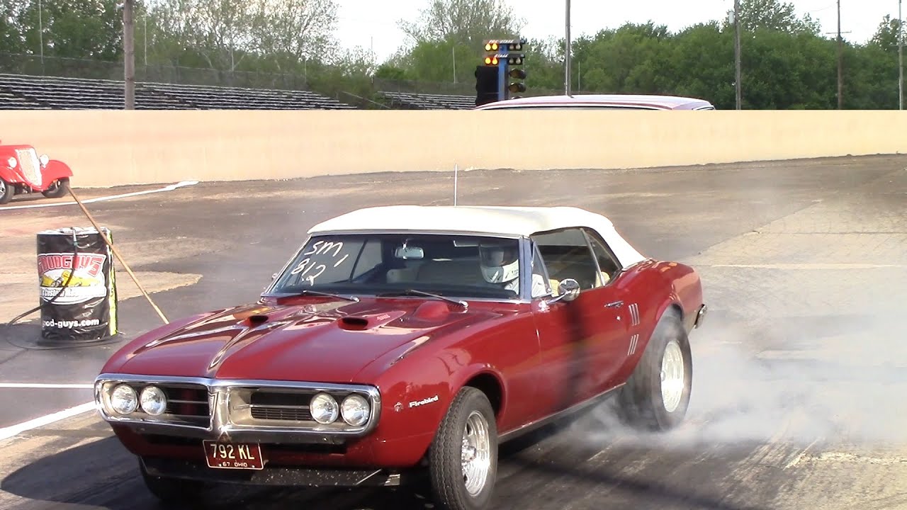 1967 Pontiac Firebird 400 Drag Racing - YouTube