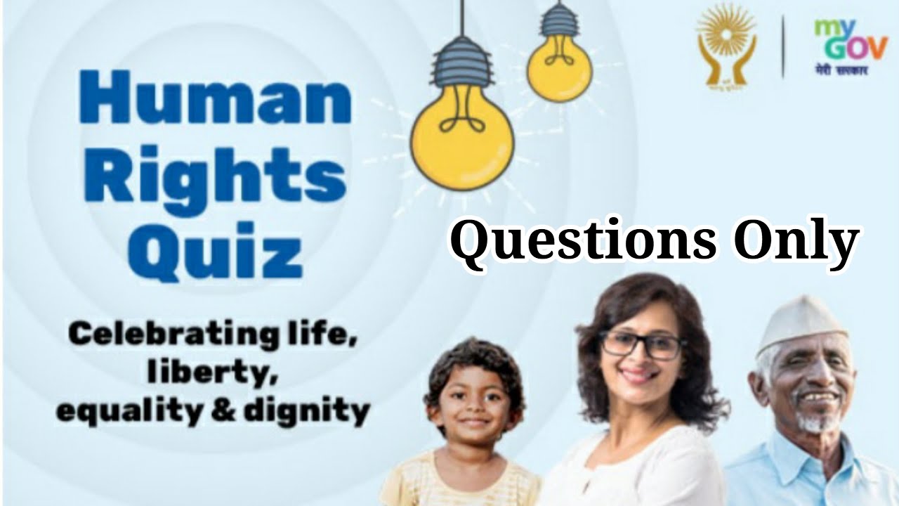 Human Rights quiz | Questions Only - YouTube
