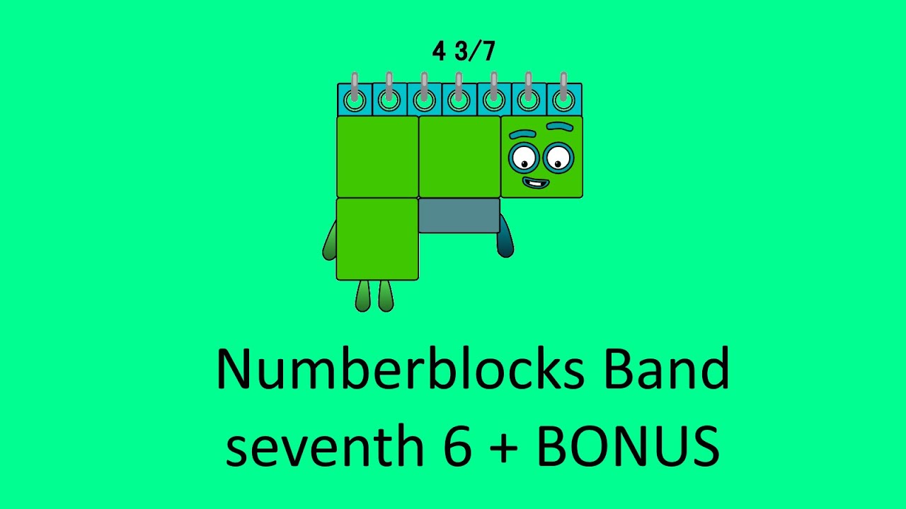 Numberblocks Band seventh 6 + BONUS - YouTube