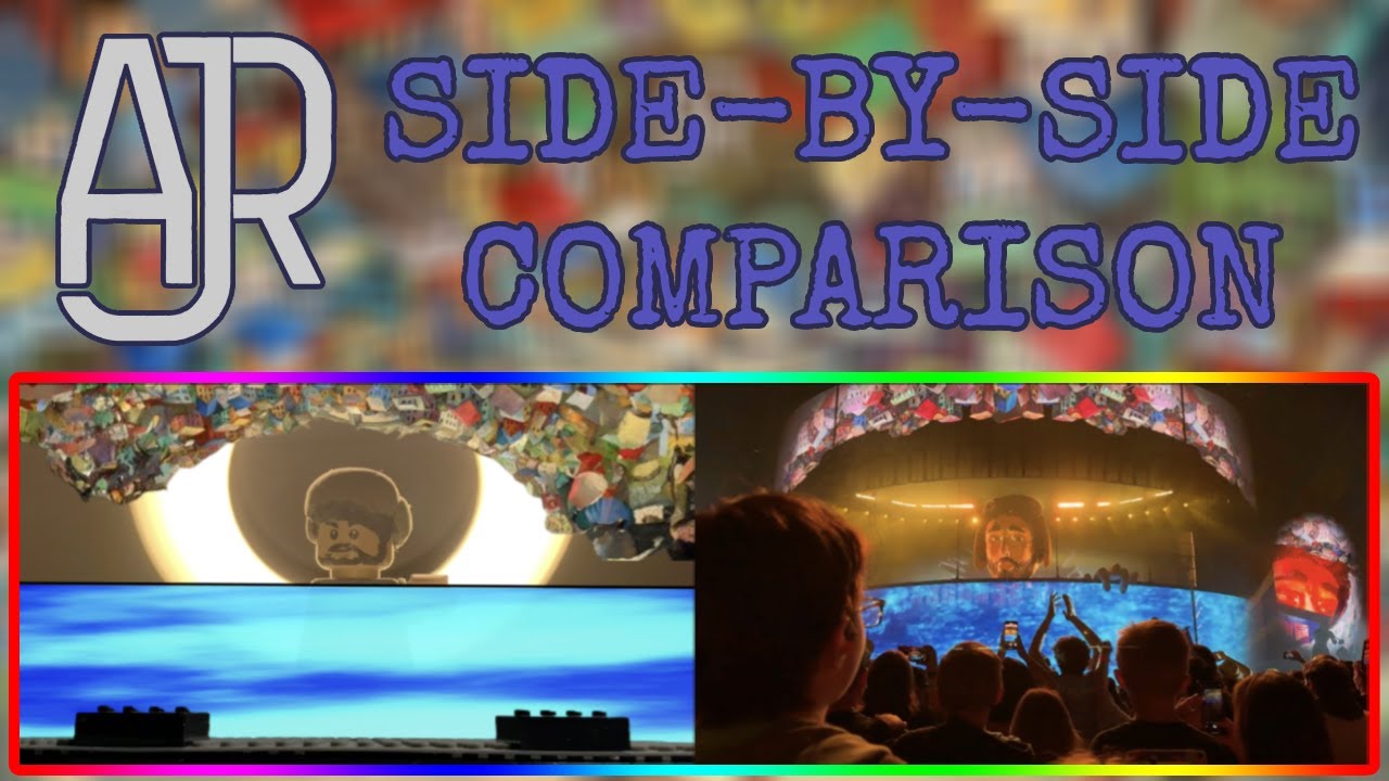 Side-by-side Comparison of AJR 2085 Animated In Lego! (The Maybe Man ...