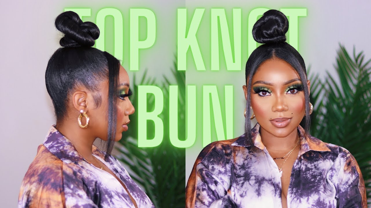 Top Knot High Bun Tutorial | Tamara Renaye - YouTube