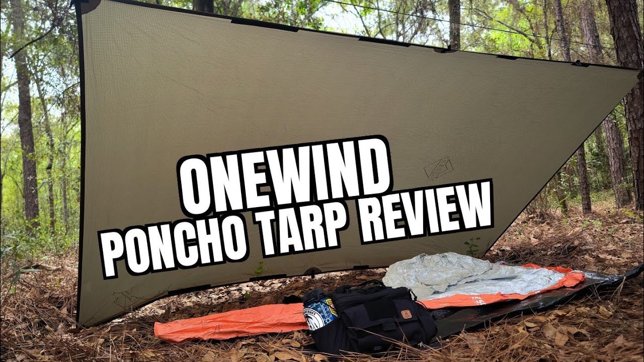 Onewind poncho tarp review - YouTube