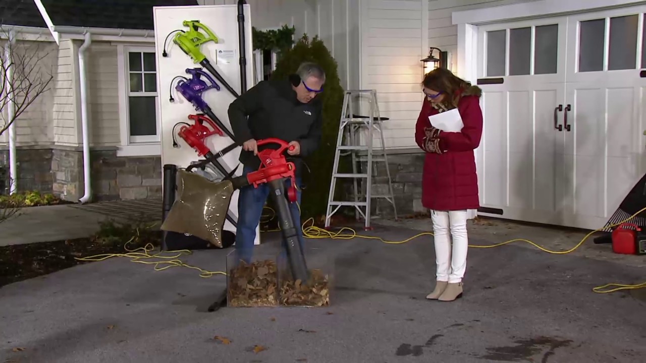 Sun Joe 4-in-1 Blower, Vacuum, Mulcher & Gutter Cleaner on QVC - YouTube