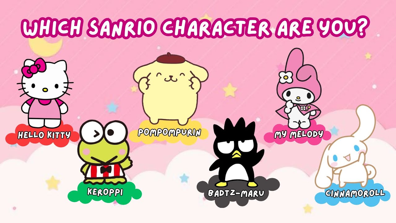Which Sanrio Character Are You? 🎀 | Aesthetic Personality Quiz: Hello ...