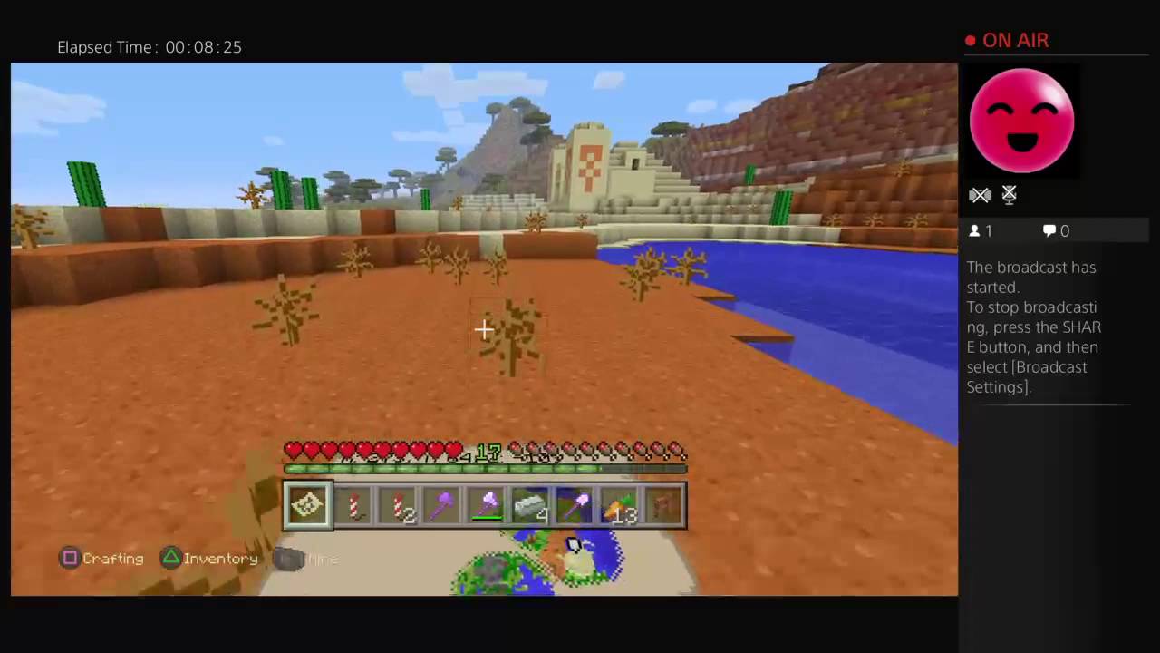 Minecraft demo for free on ps4 - YouTube