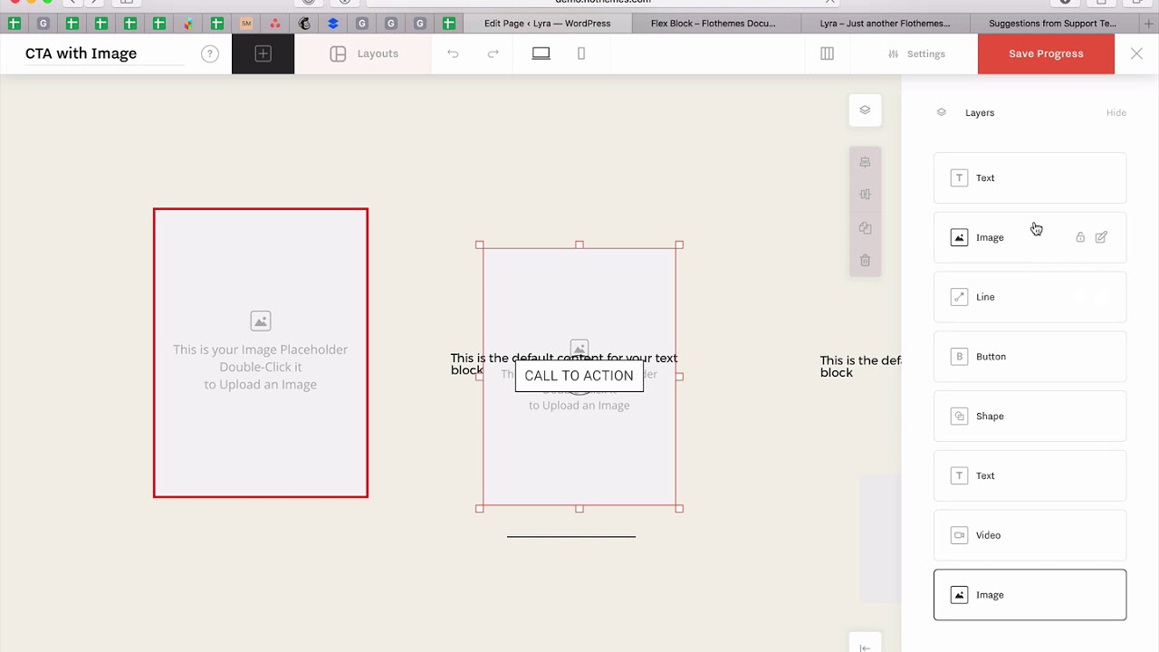 FlexBlock Elements, Layers and Alignments - YouTube