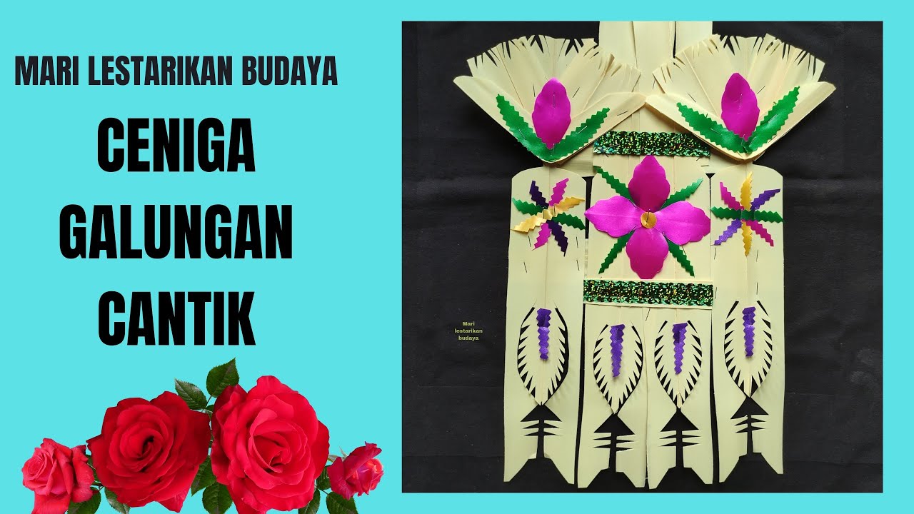 BELAJAR MEMBUAT 1 SET CENIGE/CENIGA - YouTube