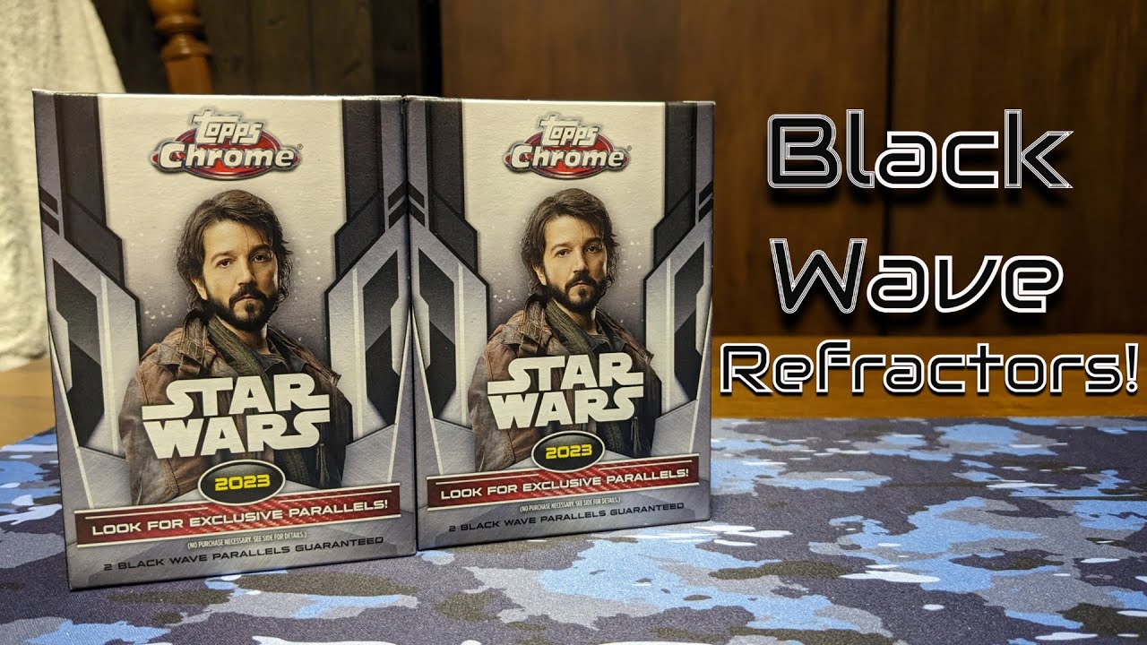 2023 Topps Chrome STAR WARS 2 Retail Value Blaster Boxes! - YouTube