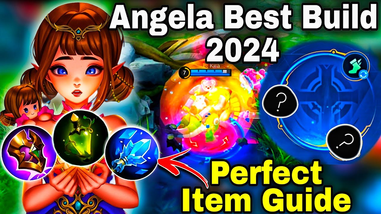 ANGELA BEST BUILD & EMBLEM 2024!🌸ITEM GUIDE TO RANK UP FAST!🔥 - YouTube