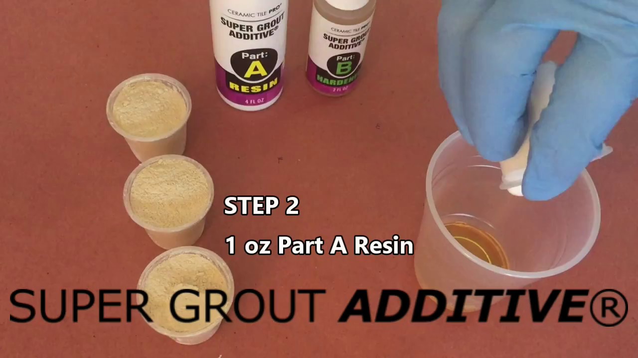 How to mix Super Grout Additive® - YouTube