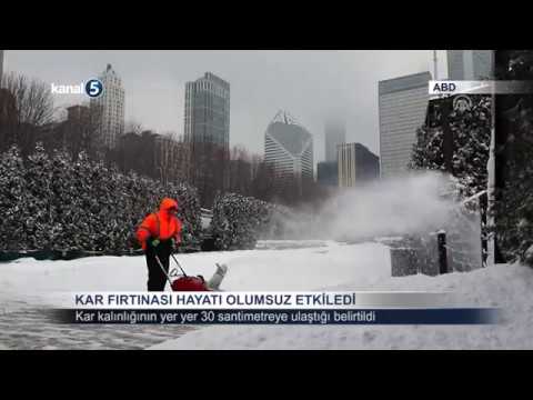 KAR FIRTINASI HAYATI OLUMSUZ ETKİLEDİ