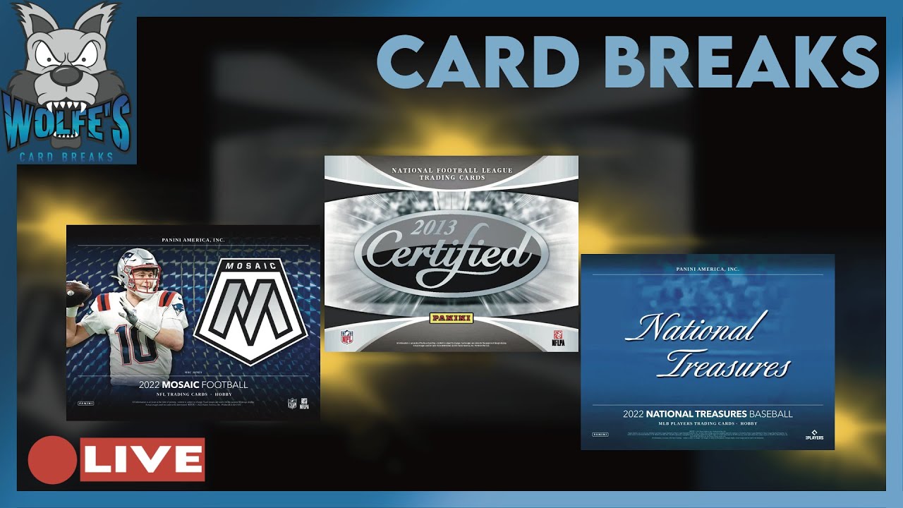 Wolfe's Card Breaks Live Group Breaks - YouTube
