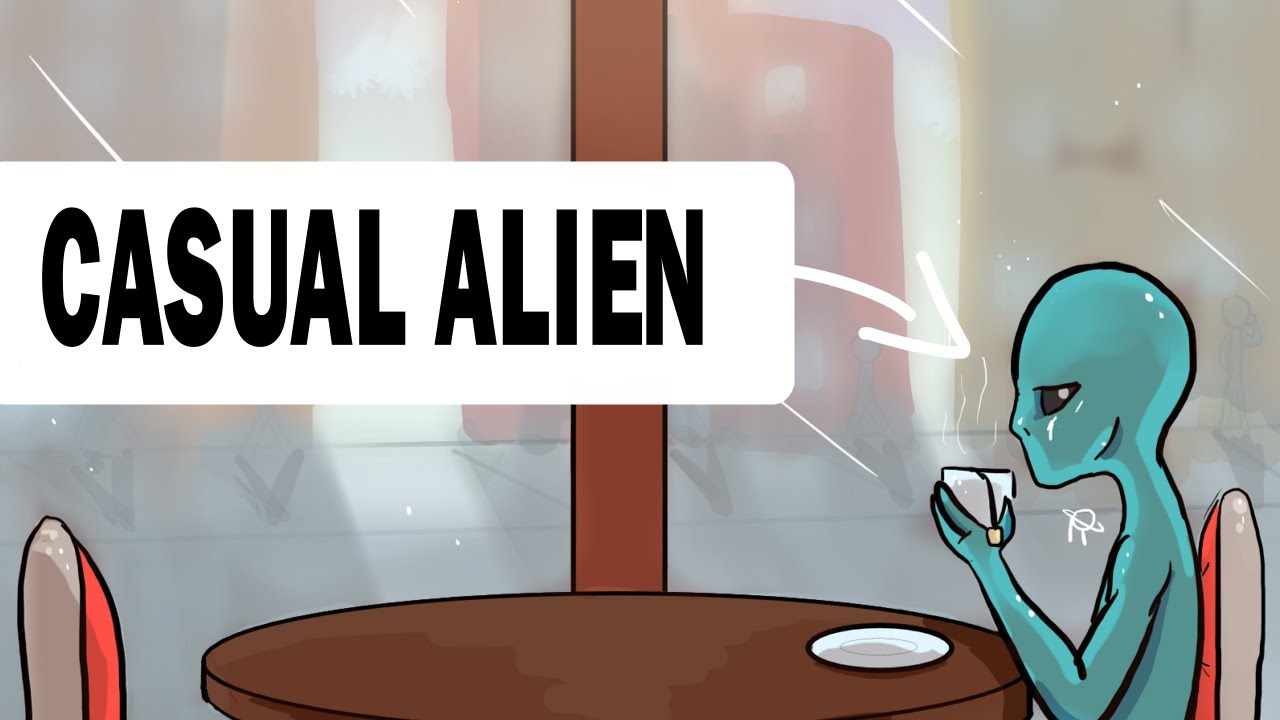 Alien Cafe | Speed Draw - YouTube