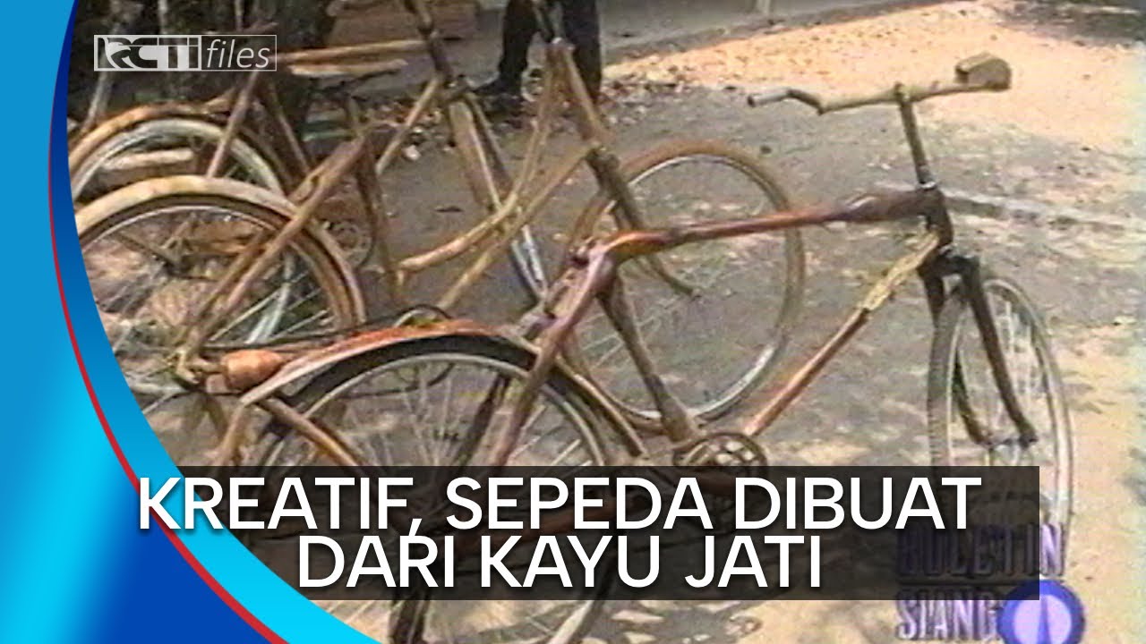 Super Kreatif, Sepeda Terbuat dari Kayu Jati - YouTube