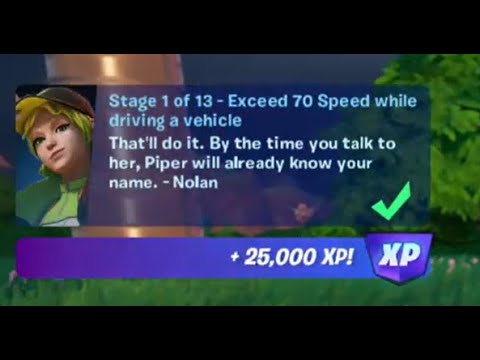 Fortnite - Exceed 70 Speed while driving a vehicle - Chapter 4 Season 4 - YouTube
