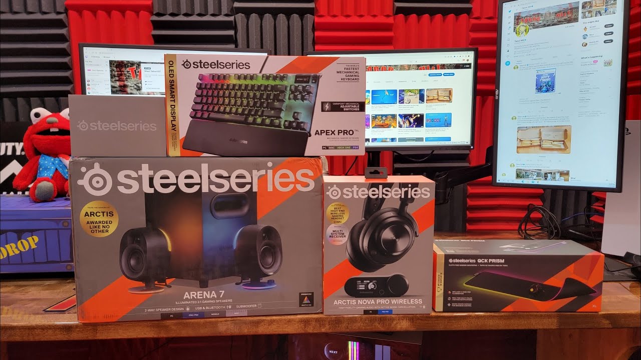Building The ULTIMATE Gaming Setup... (SteelSeries x Tabor Hill) - YouTube