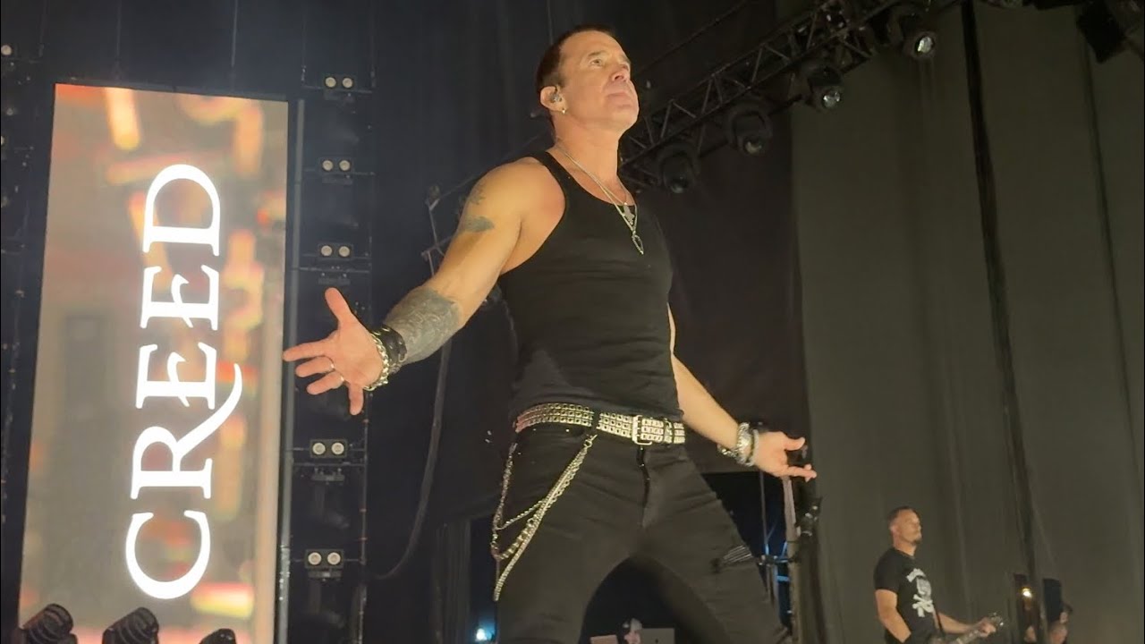 Creed’s Scott Stapp Creates Magic—Crowd Lights Up Before With Arms Wide ...