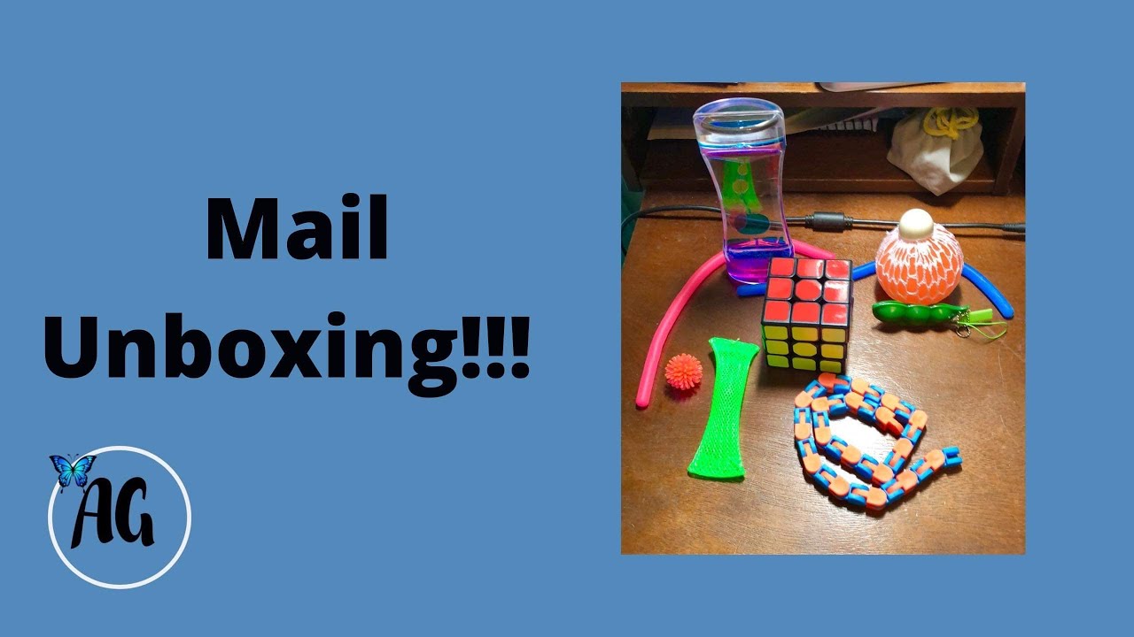 Mail Unboxing: Creative fidget toys for writers and to help anxiety ...