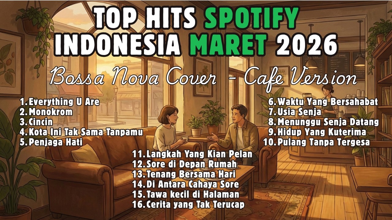 ☕TOP HITS SPOTIFY INDONESIA MARET 2026 ☕| Full Bossa Nova Cover ...