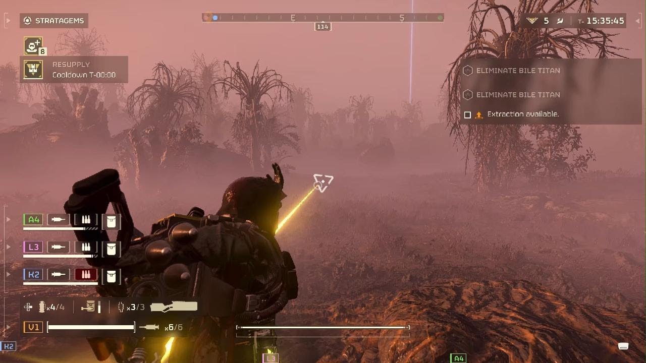 HELLDIVERS 2 healing hellbomb - YouTube