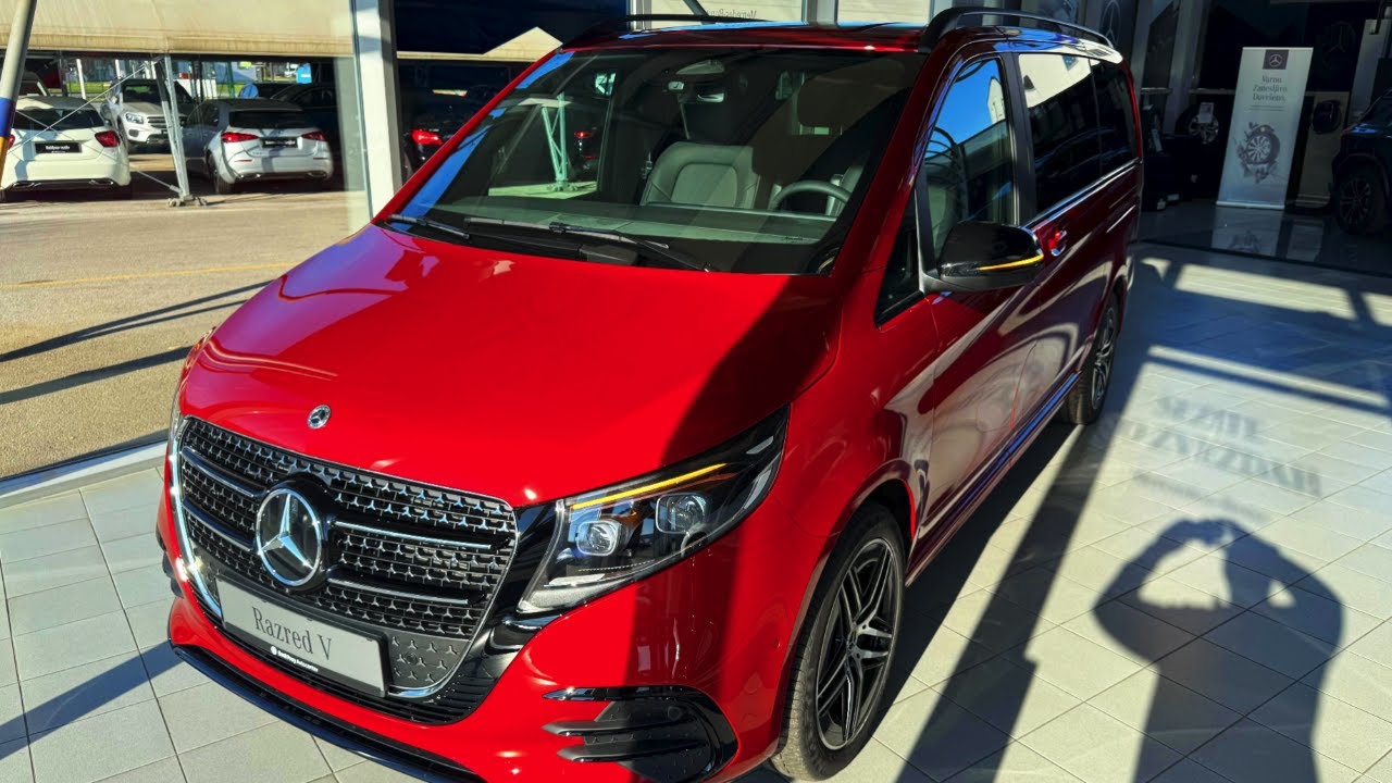 NEW Mercedes V300d Avantgarde AMG Line 2025 LONG - Visual review - YouTube