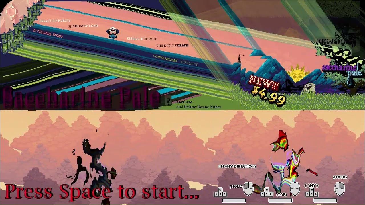 Saccharine Pale - gameplay First person Platformer Hack n slash Complex - YouTube