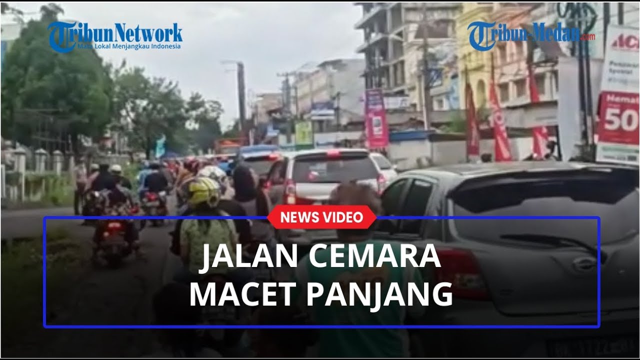 Macet Panjang di Jalan Cemara, Ratusan Kendaraan Berdesakan Masuk ...