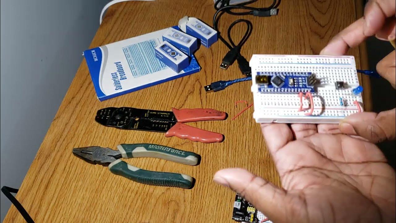 How to use a breadboard with a 5V power supply or Arduino Nano. - YouTube