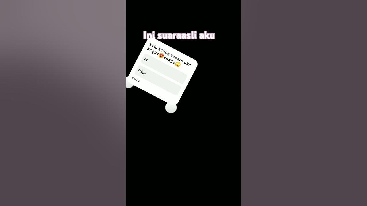 Ini Suara Asli Aku Youtube