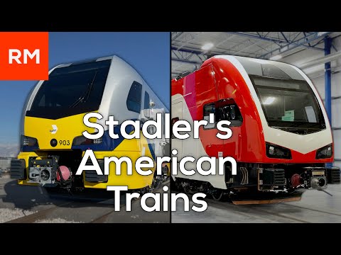 A Closer Look at Stadler’s New Trains for the US! | DART Flirt DMU and CalTrain Kiss EMU