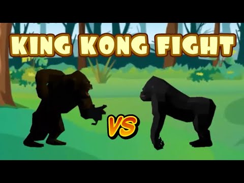 King Kong Fight Animation - Animal Action - YouTube