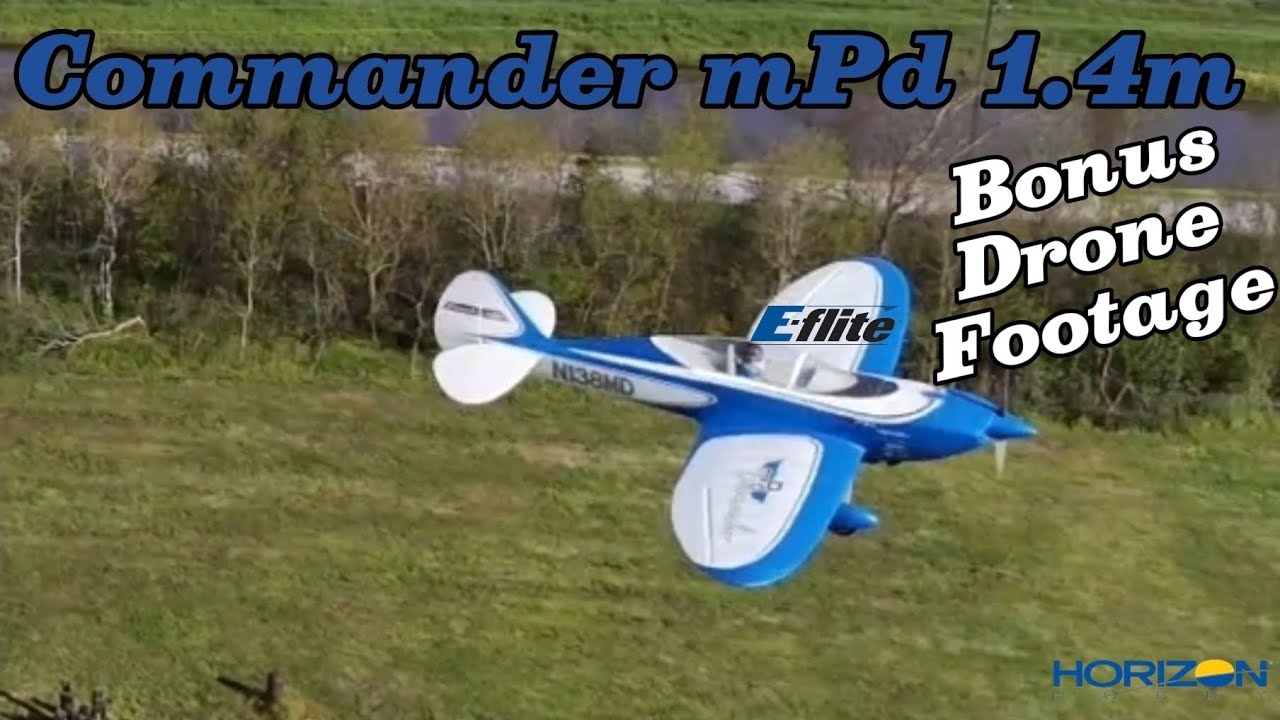 E-Flite Commander mPd 1.4m OLD video - YouTube