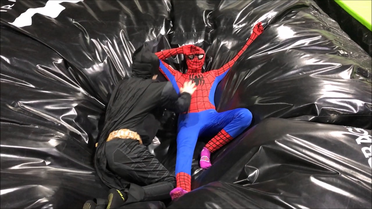 Mini Jump Super Hero Week at Basingstoke's Trampoline Park - YouTube