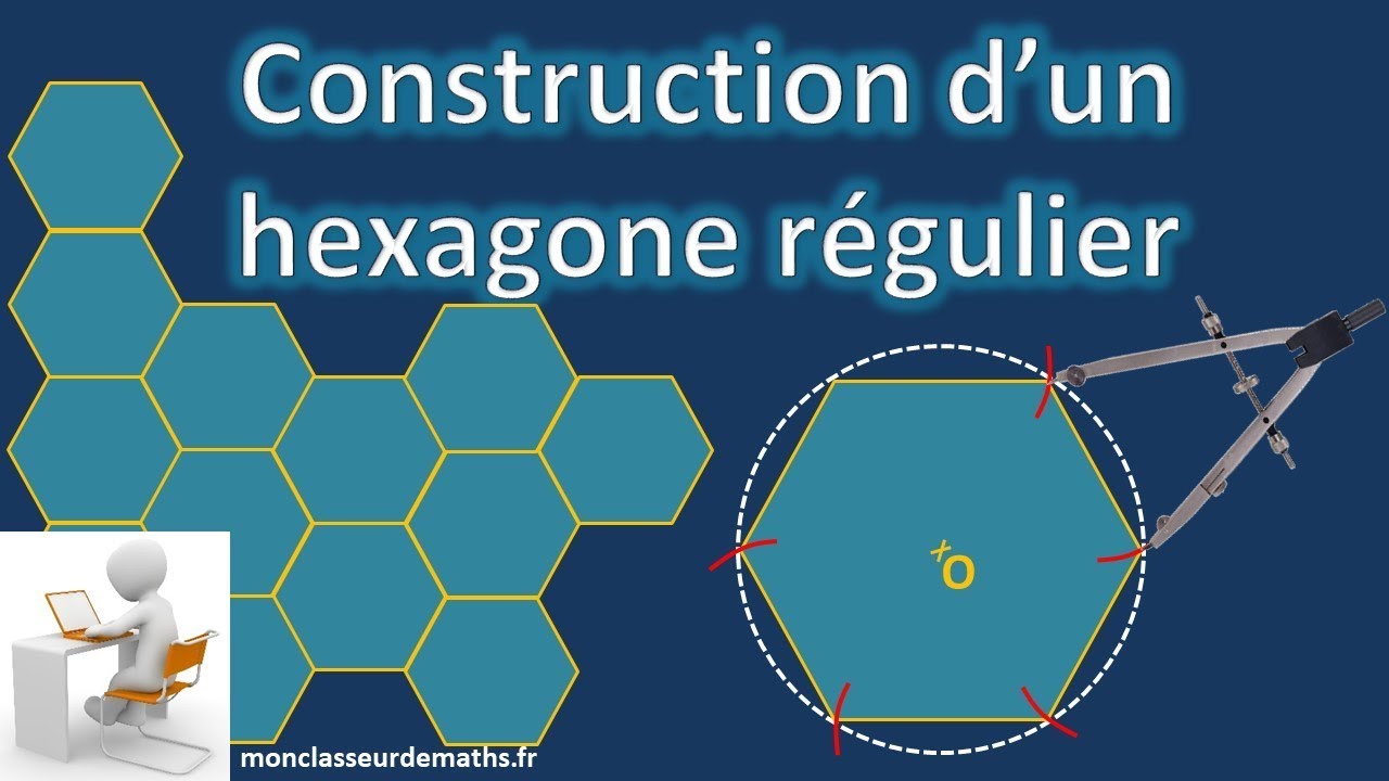 Construction de l'hexagone régulier - YouTube