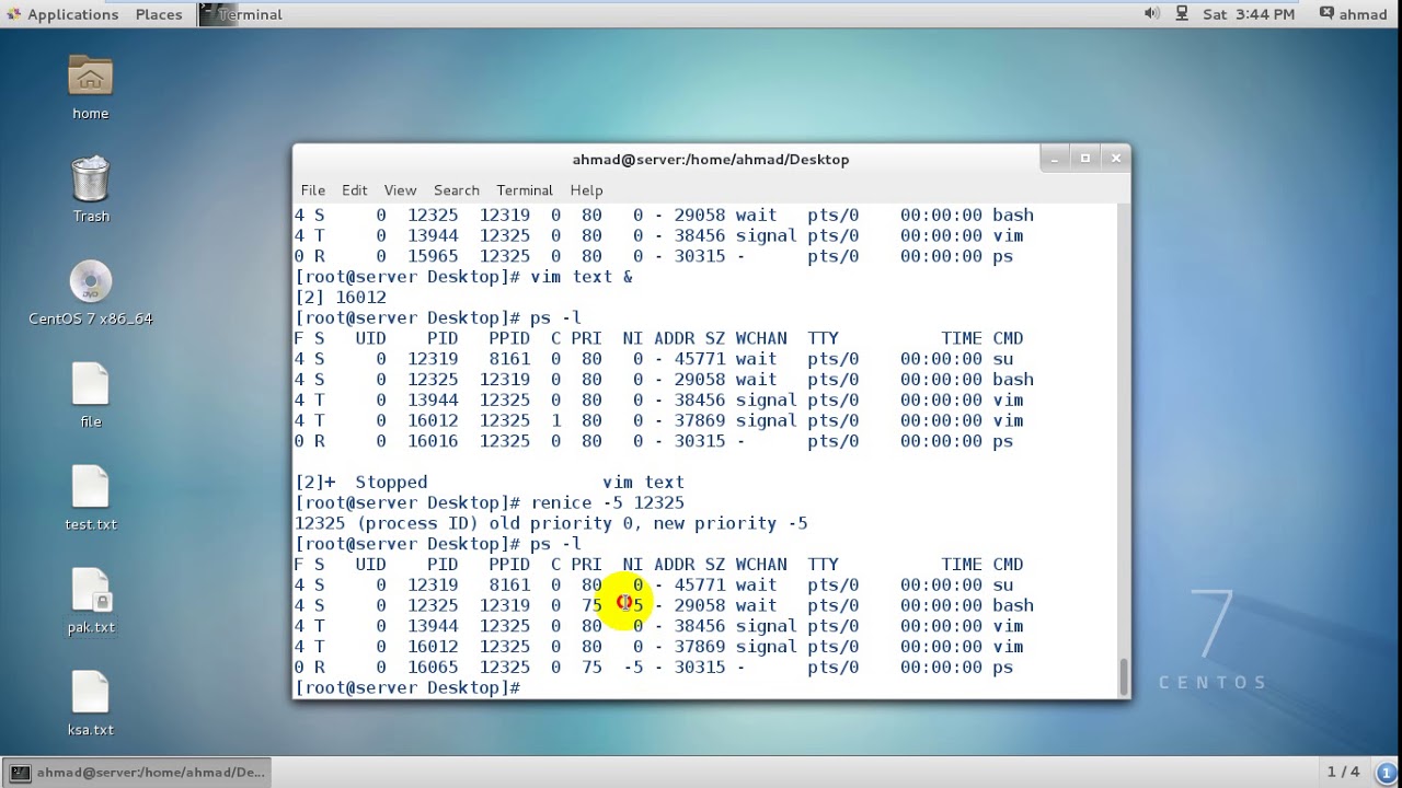 Lecture5(RH134)-Manage Priority of Linux Processes - YouTube