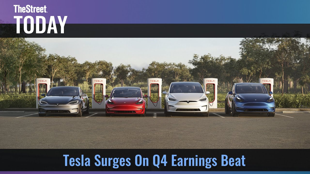 Tesla Reports Record Q4 Revenue - TheStreet Today - YouTube