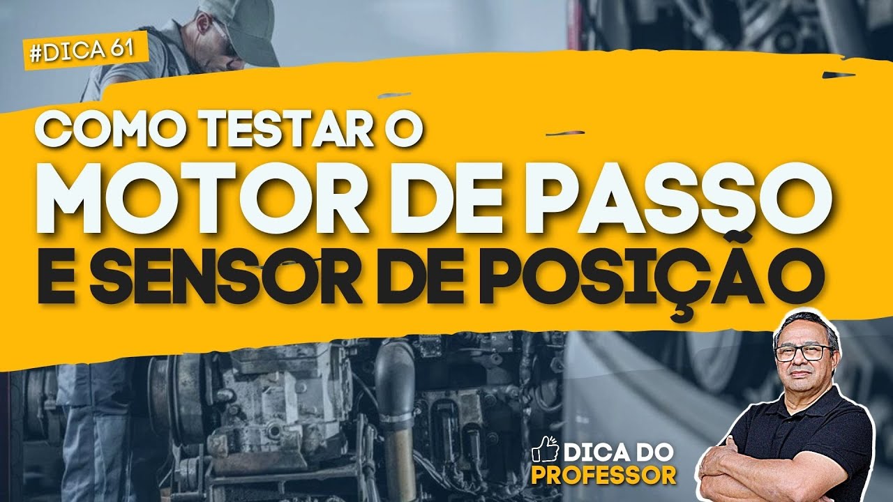 Dica # 61 Como testar o motor de passo e o sensor de posição - YouTube