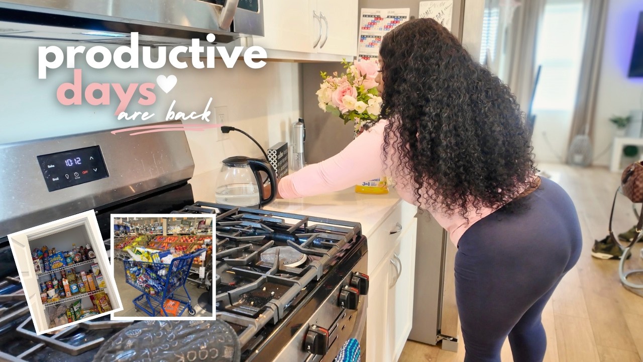 getting my life together ♥ productive days are back | grocery shopping ...