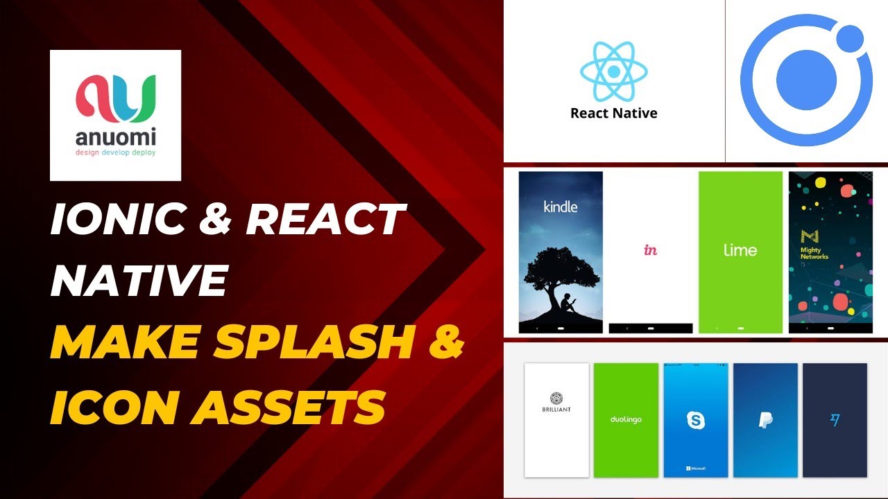 create splash screen assets - YouTube