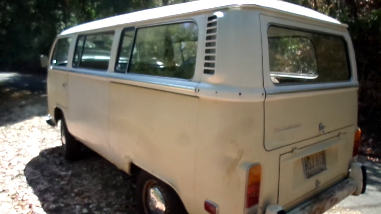 72 Kansas beige vw deluxe bus - YouTube