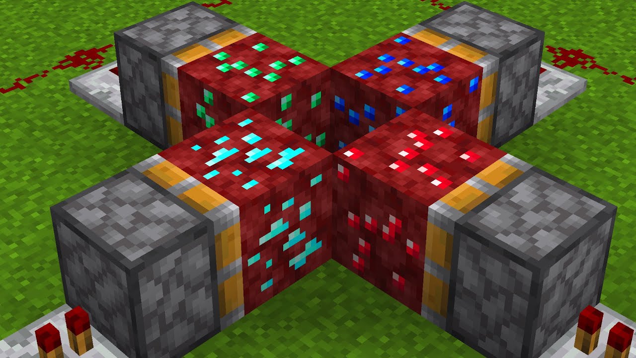 nether diamond ore + nether emerald ore + nether sapphyre ore + nether ...