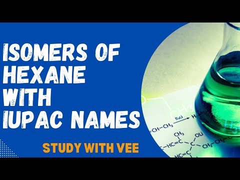 Isomers of Hexane with IUPAC Name |Chemistry #chemistry #neet Study ...