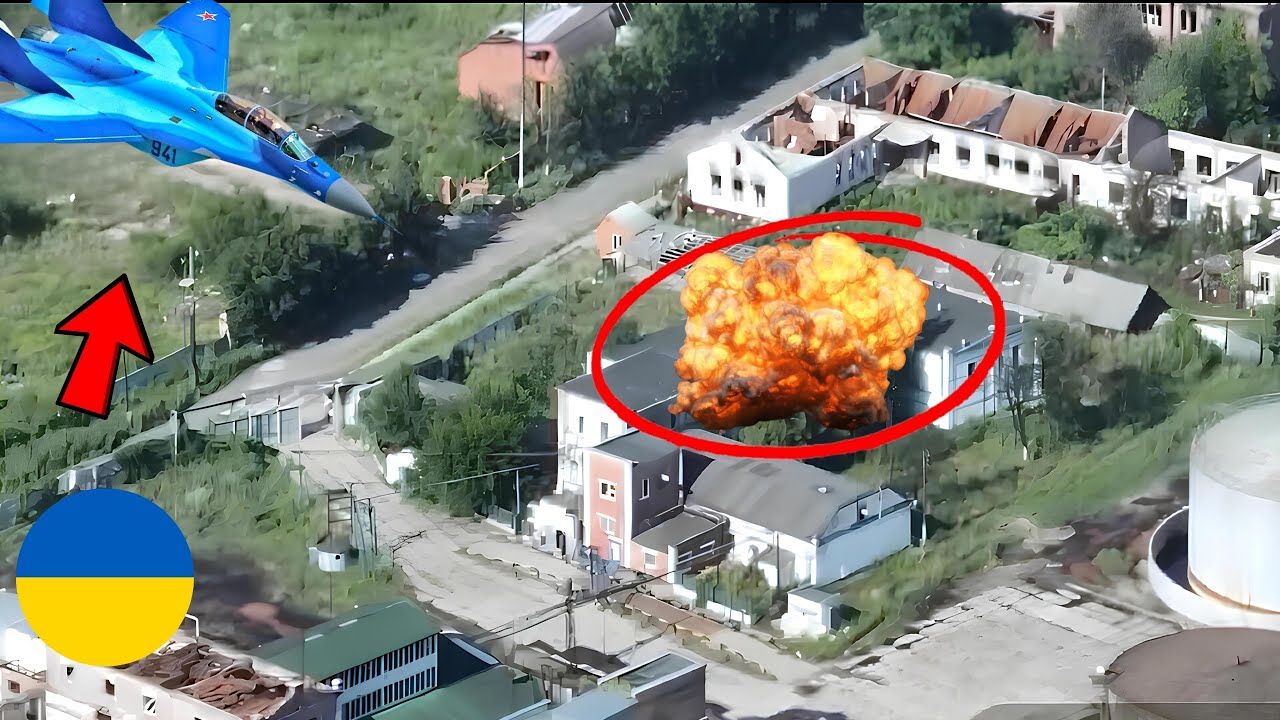 Ukrainian MG 29 Destroys Russian Command Center with AASM Bombs! - YouTube