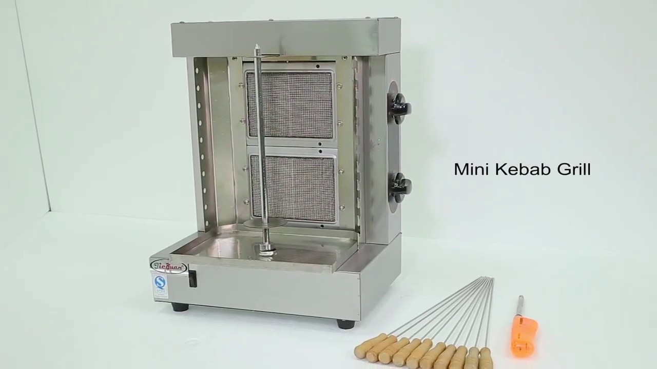 Mini Doner Kebab Machine/Shawarma Grill/BBQ - YouTube